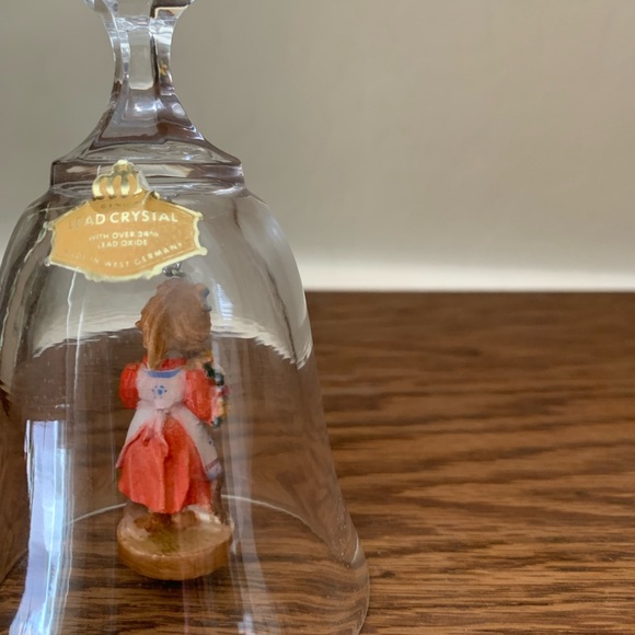 Dolfin | Art | Vintage Rare Dolfi Lead Crystal Bell Made In West ...